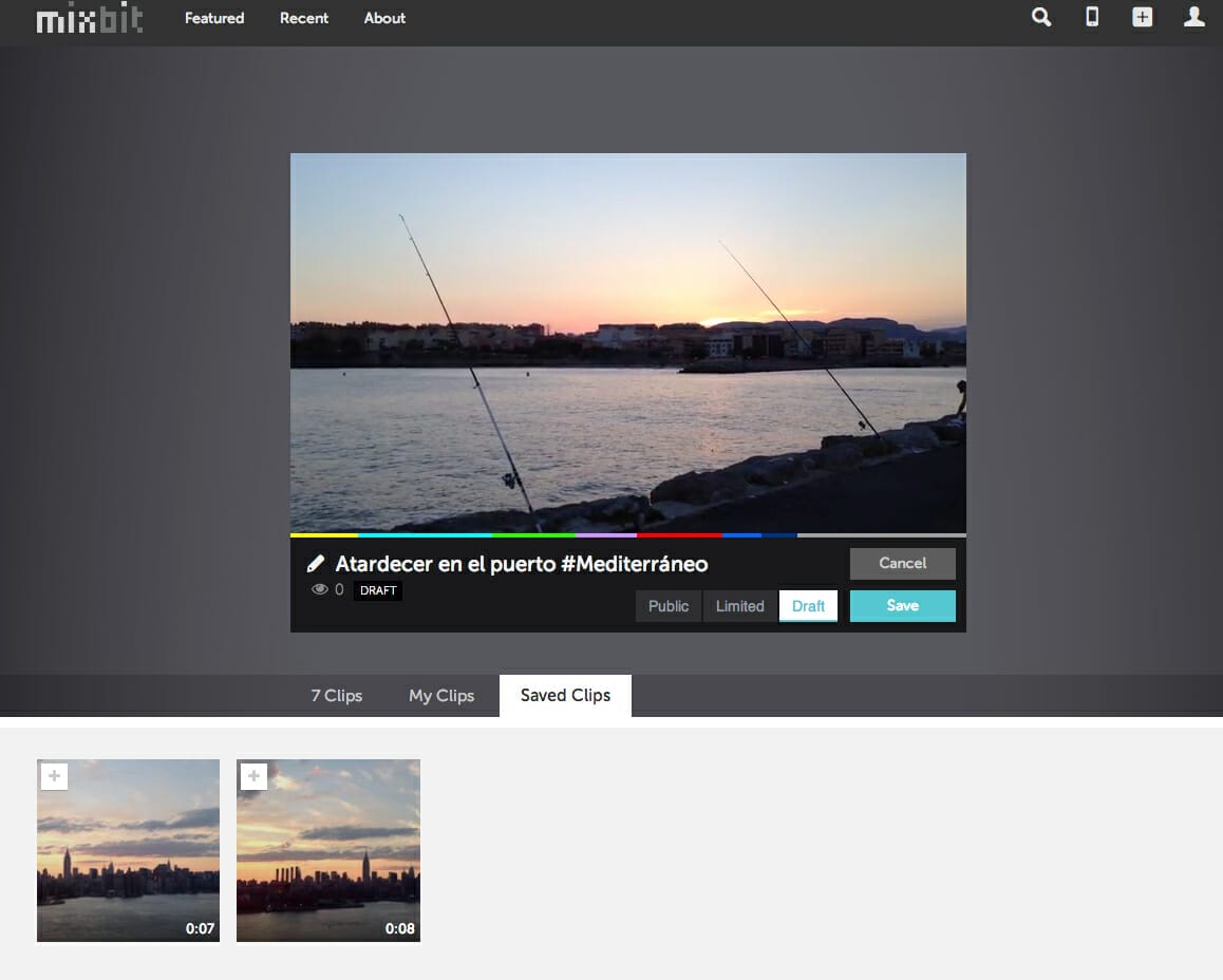 Cómo hacer videos con Mixbit